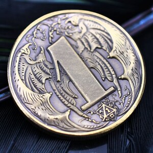 Coin of Criticals - Dnd / RPG 5e DM Roleplay Coin for Tabletop / LARP ...