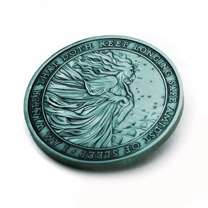 Coin of Frosts Dnd / RPG 5e DM Roleplay Coin for Tabletop / LARP - Etsy UK