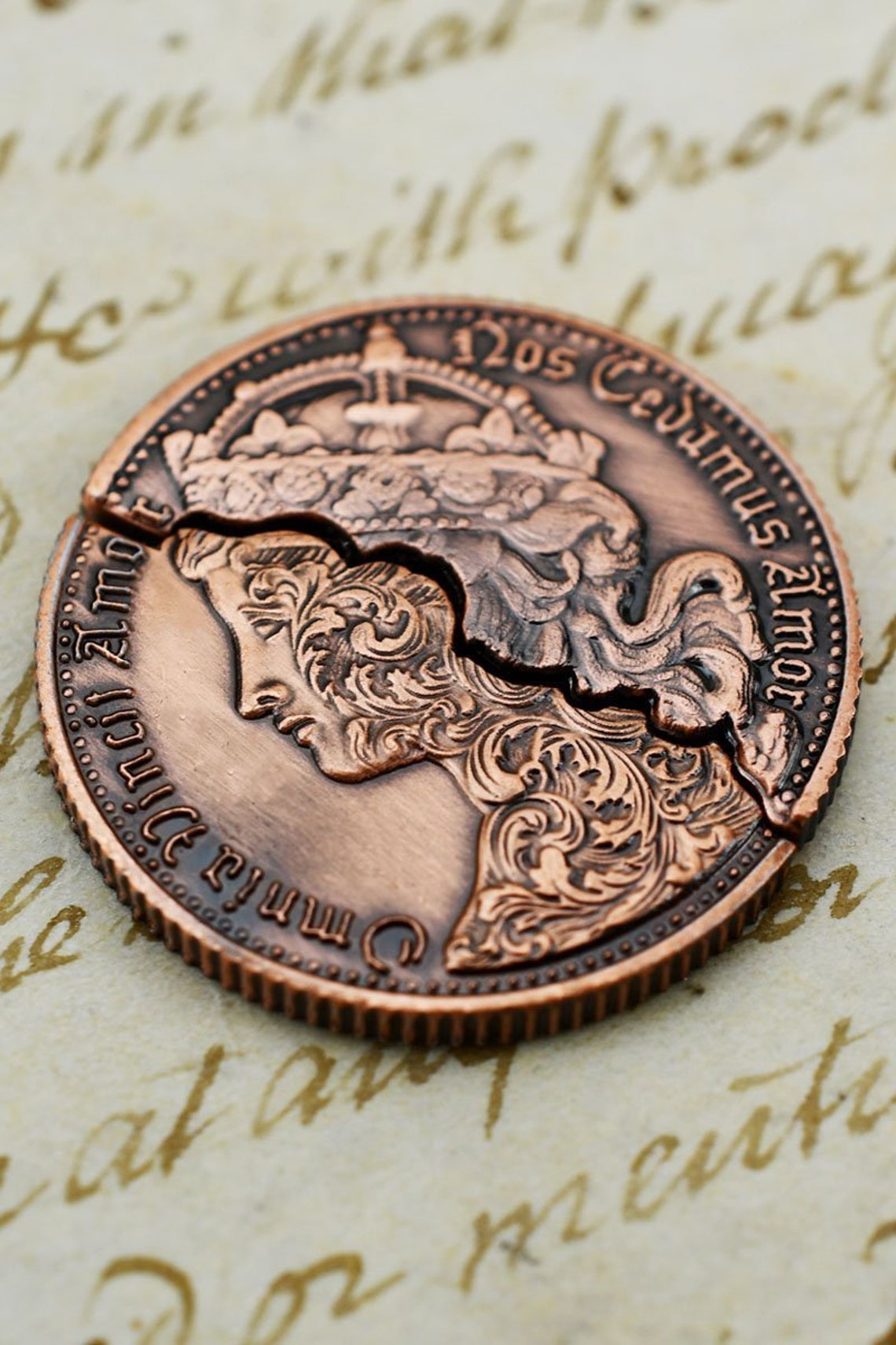 Coin of Lovers - Dnd / RPG 5e DM Roleplay Coin for Tabletop / LARP ...