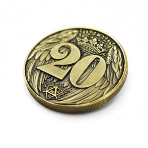 Coin of Criticals - Dnd / RPG 5e DM Roleplay Coin for Tabletop / LARP ...