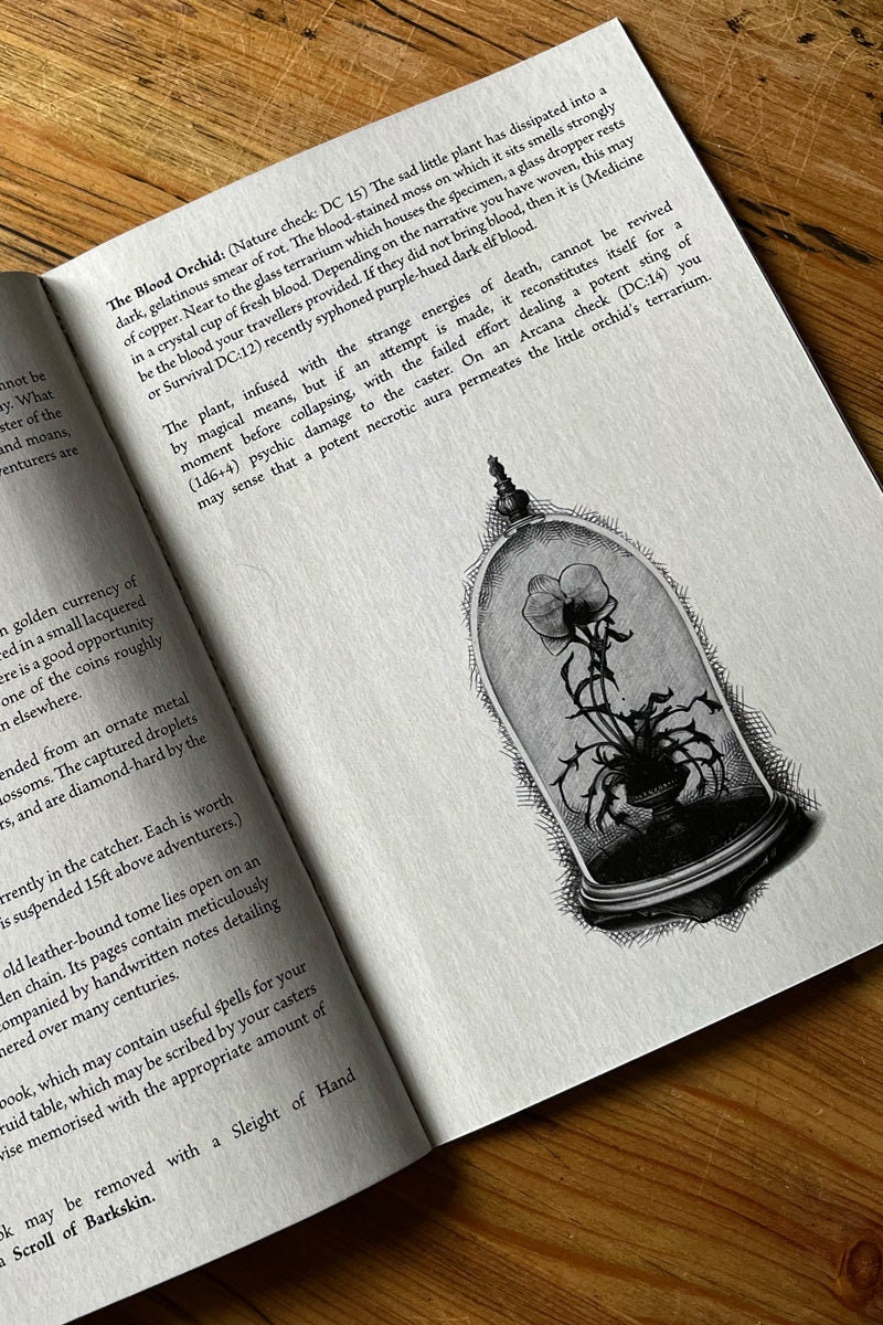 Blood Orchid - 5e Adventure Zine - Etsy