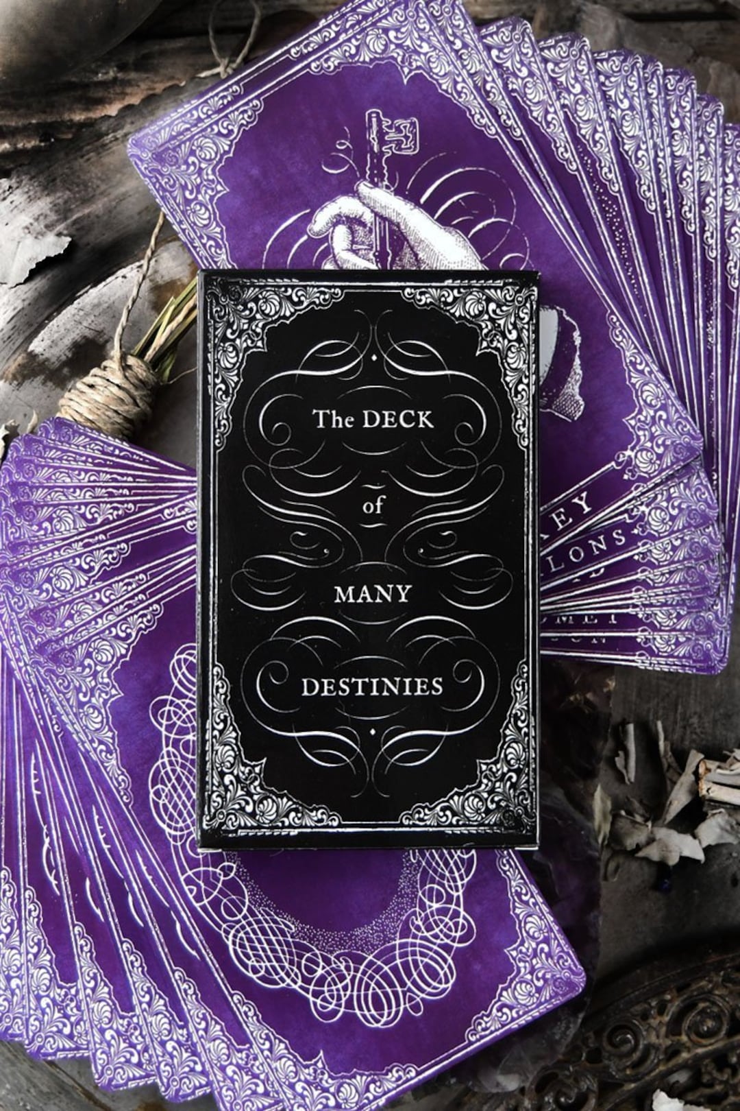 Deck of Many Destinies - Silver-gilded 5e Dnd Cards - Etsy