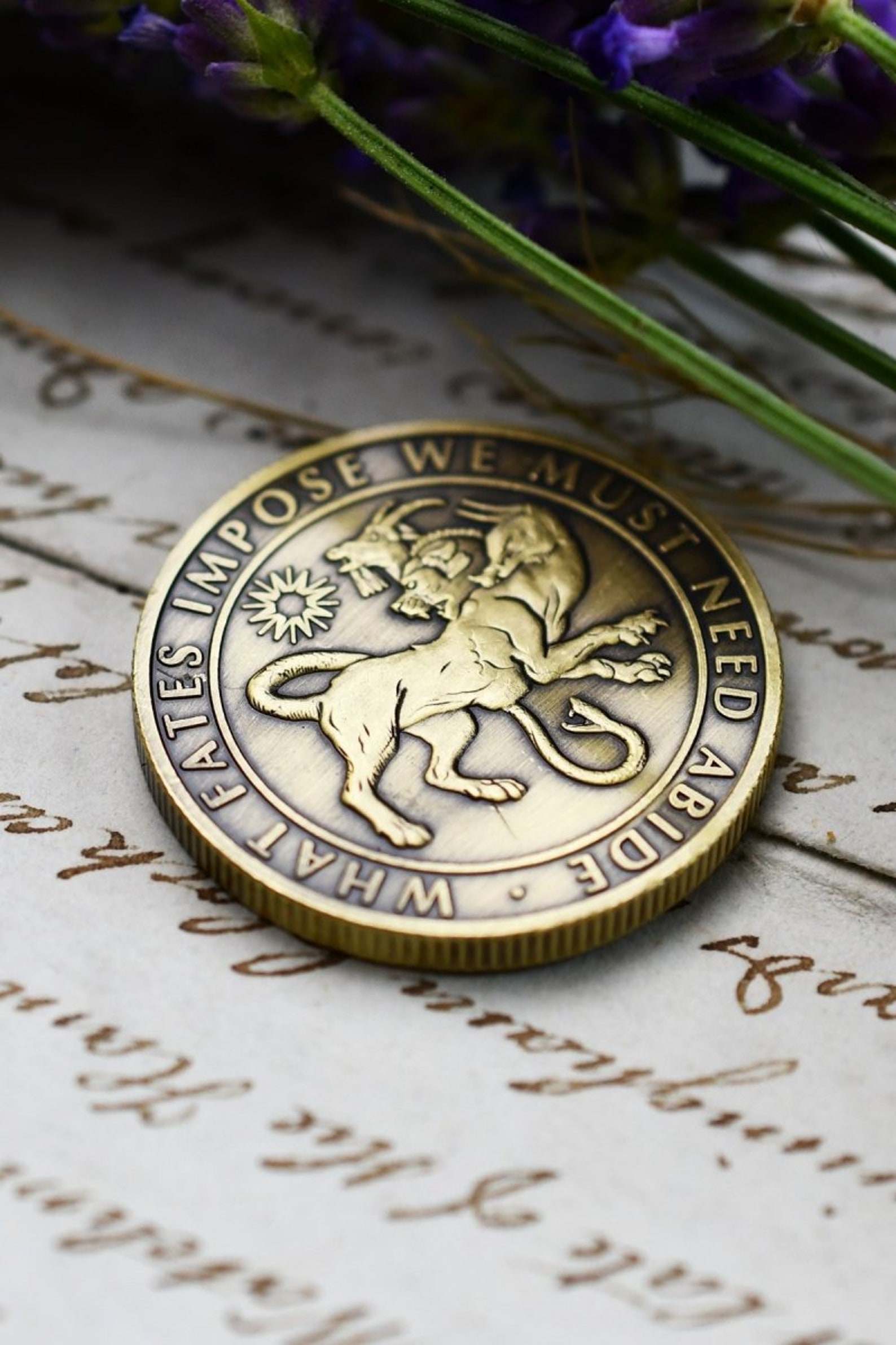 Coin of Fate - Dnd / RPG 5e DM Roleplay Coin for Tabletop / LARP - Etsy