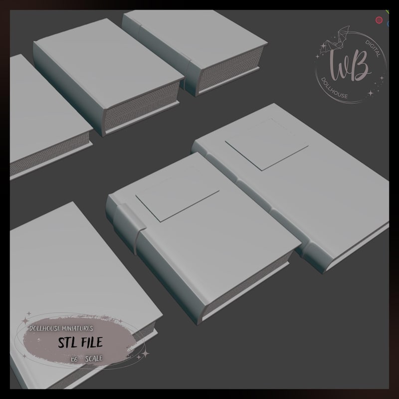 Mini Blank Books 1:6 - Etsy