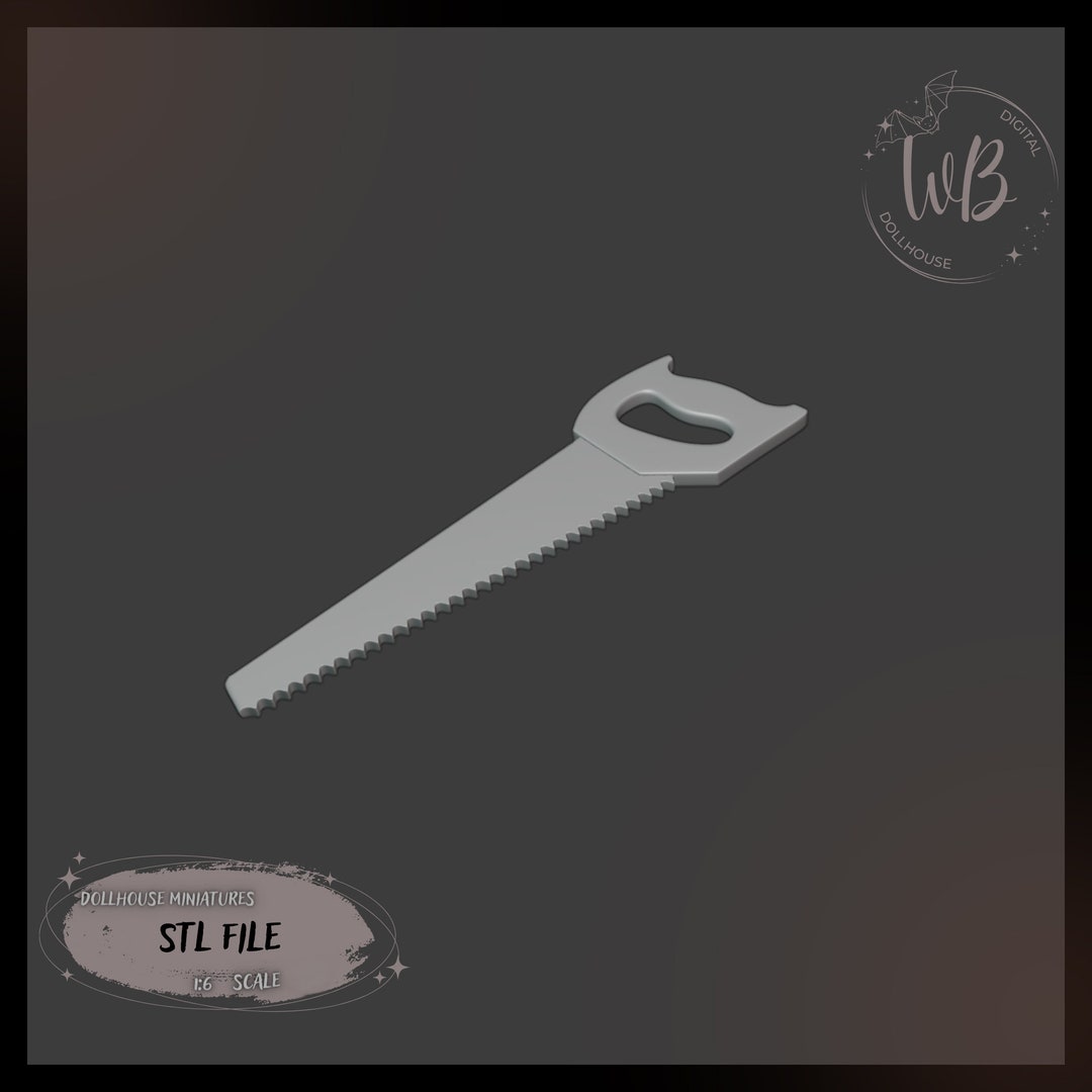 1:6 Scale.miniature Hacksaw. Hacksaw for Dollhouse. Household Tool for ...