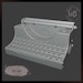 1:6 Scale. Typewriter for Dollhouse. Miniature Typewriter. STL ...