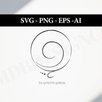 Gratitude Symbol - Etsy