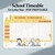 School Timetable, Snoopy, Weekly Planner Template, Planner ...