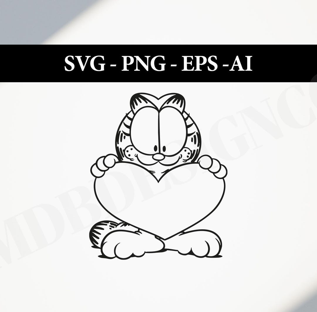 Valentines Day, Garfield, Valentine, Vector, Tattoo, Symbol, Love ...