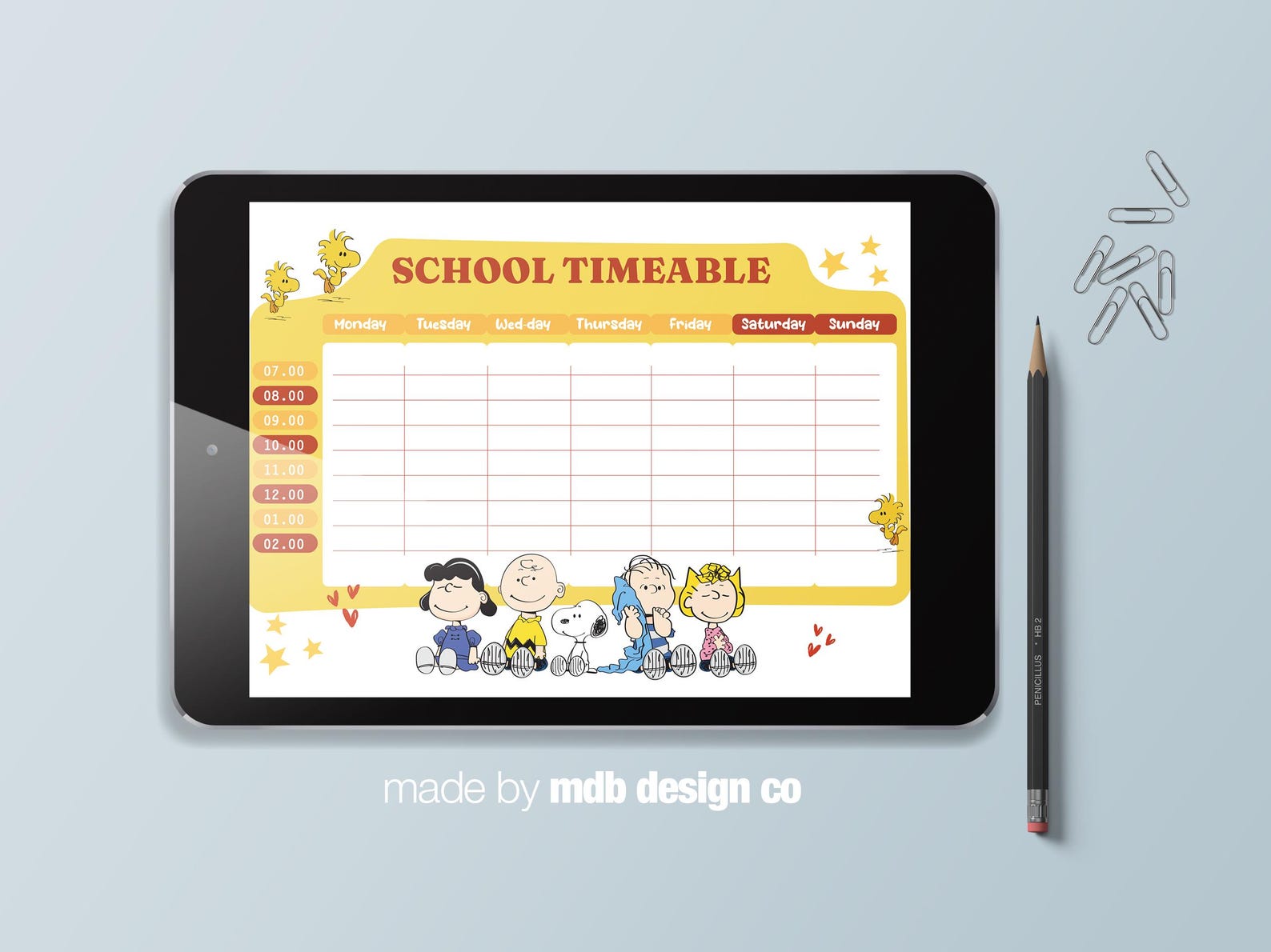 School Timetable, Snoopy, Weekly Planner Template, Planner ...