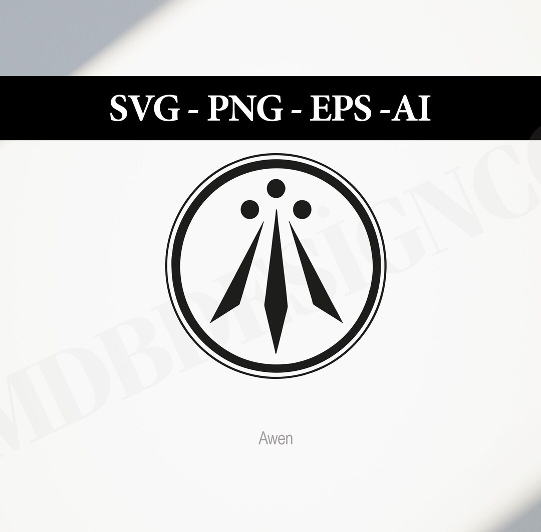 Celtic, Awen, Tattoo, Symbol, Love, Meditation Outline DIGITAL DOWNLOAD Svg Png Ai Eps Instant ...