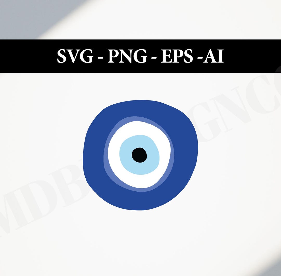 Evil Eye, SVG, Nazar, Tattoo, Symbol, Love, Vector, Outline DIGITAL ...
