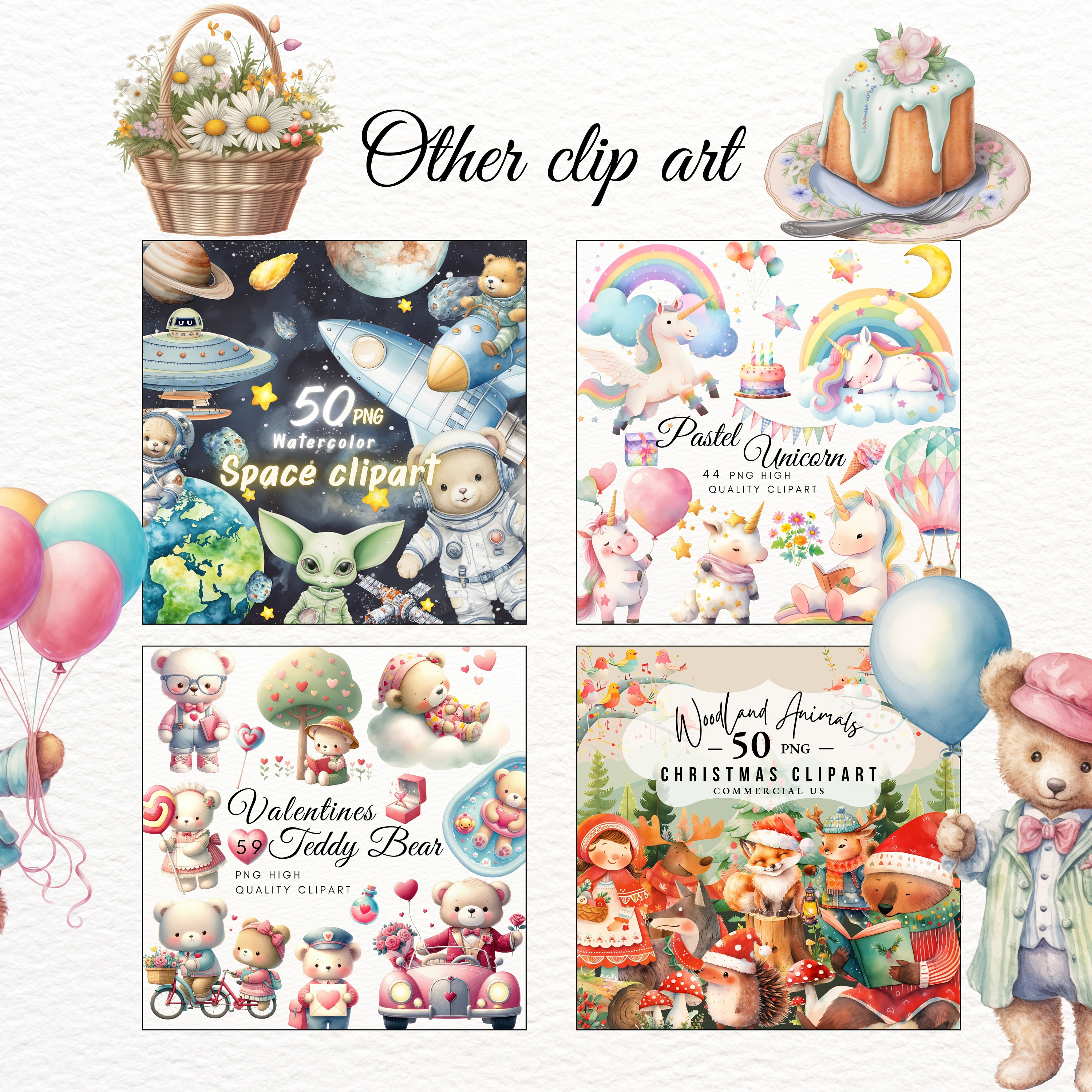 Watercolor Teddy Bear Clipart Png,vintage Teddy Bear,baby Shower ...