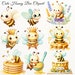 Cute Honey Bee Clipart,bee Clipart,bear Bee Clipart,bee Day Png,cute ...