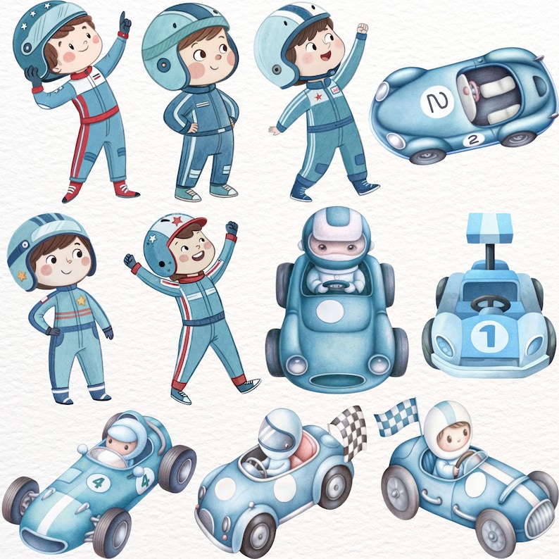 Watercolor Race Car Clipart 58 Png,cute Sports Cars Boys Racing,vehicle ...