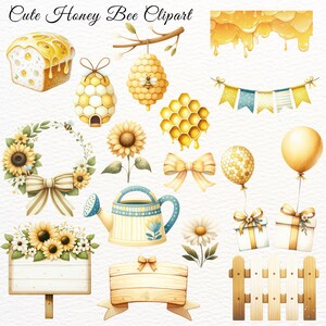 Cute Honey Bee Clipart,bee Clipart,bear Bee Clipart,bee Day Png,cute ...