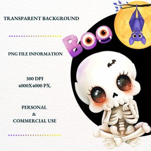 Halloween Clipart Bundle,cute Halloween Png,spooky Season,halloween ...