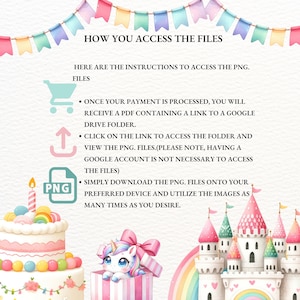 Cute Unicorn Birthday Clipart,rainbow Unicorn Clipart,unicorn Birthday ...