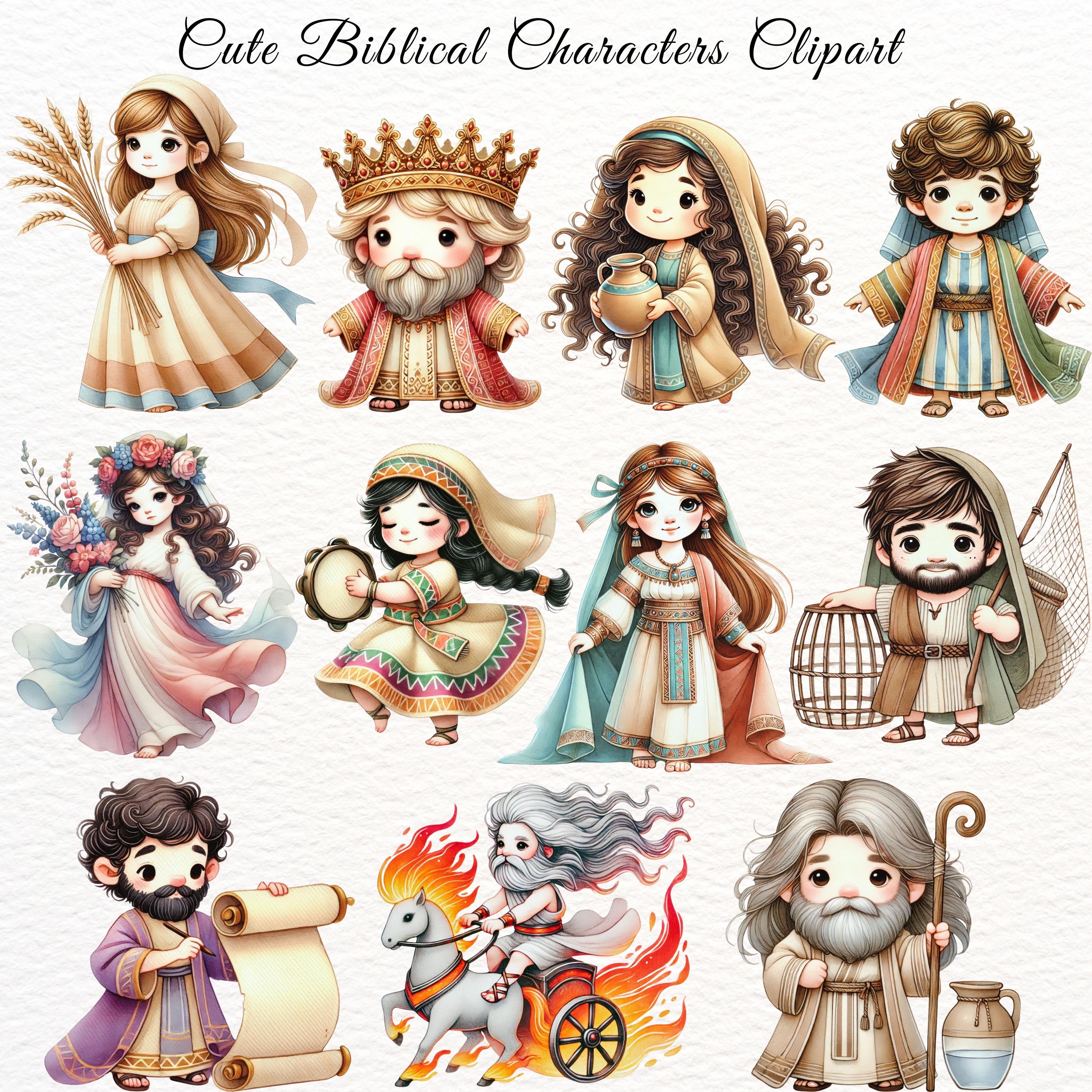 Biblical Characters Clipart,old Testament,bible Story Png,biblical ...