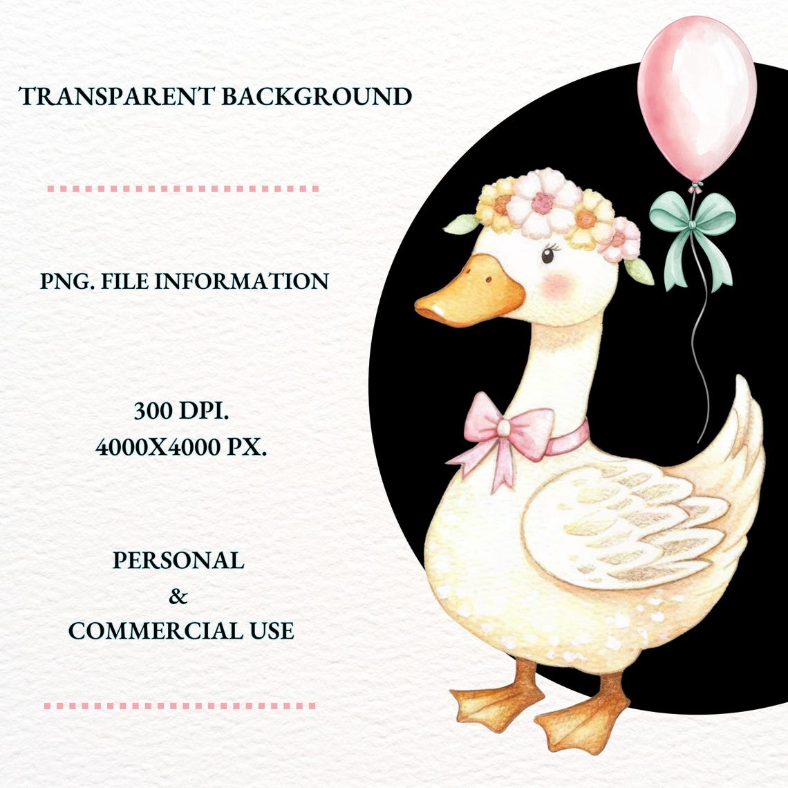 Silly Goose Clipart,spring Vintage Cottagecore,watercolor Goose Png ...