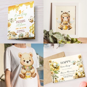 Cute Honey Bee Clipart,bee Clipart,bear Bee Clipart,bee Day Png,cute ...