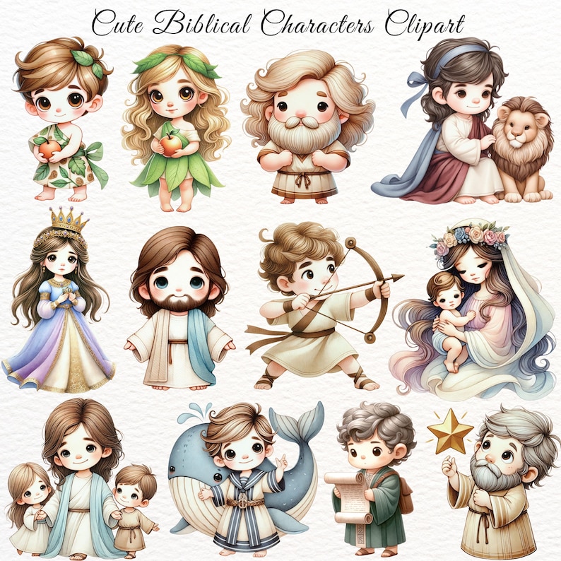 Biblical Characters Clipart,old Testament,bible Story Png,biblical ...