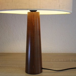 Table Lamp DELOS | Wood Table Lamp | Bedside Lamp | Wooden Lamp | Beech ...