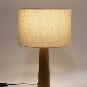 Table Lamp DELOS | Wood Table Lamp | Bedside Lamp | Wooden Lamp | Beech ...