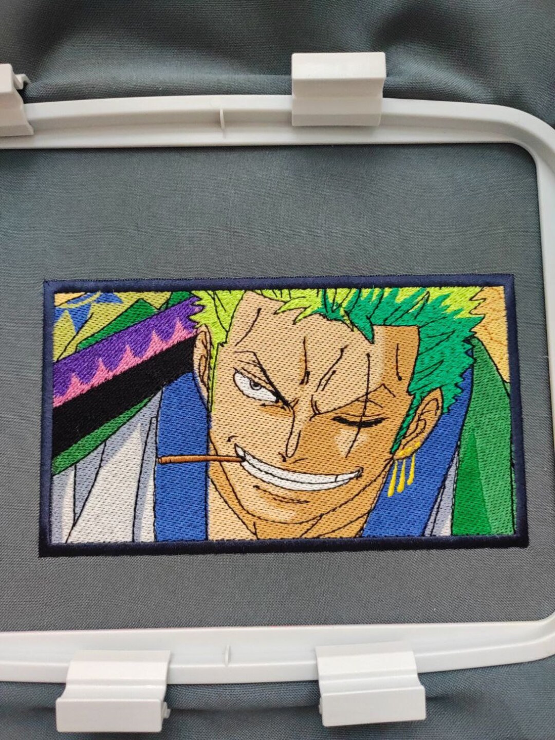 Zoro From the Anime One Piece, Design for Embroidery Machine Zoro - Etsy