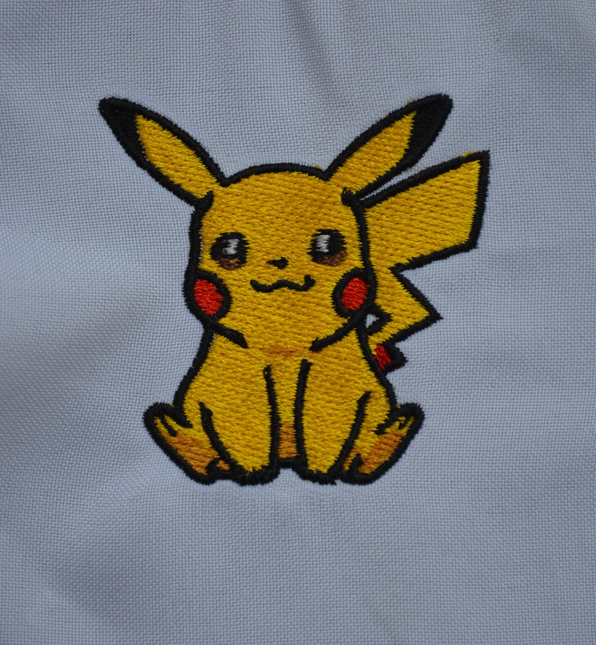 Yellow Pikachu From Pokemon Anime, Digital Design for Machine ...