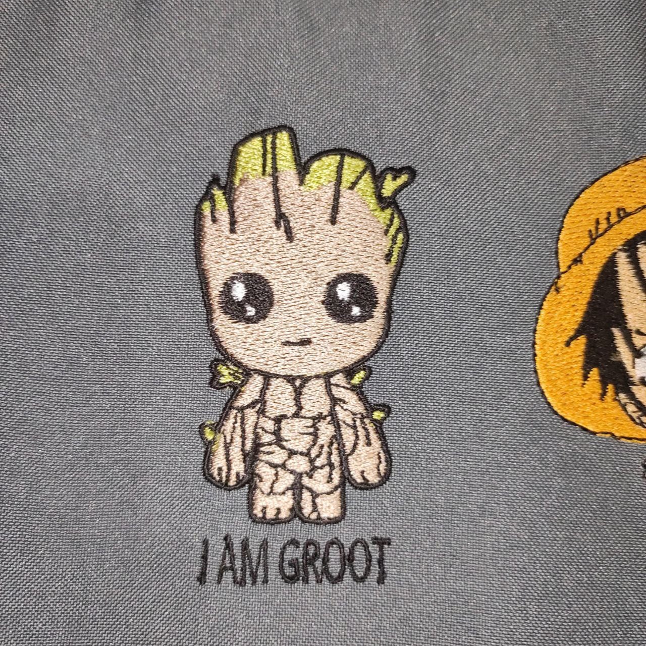Groot Design for Embroidery Machine - Groot From the Film Guardians of ...