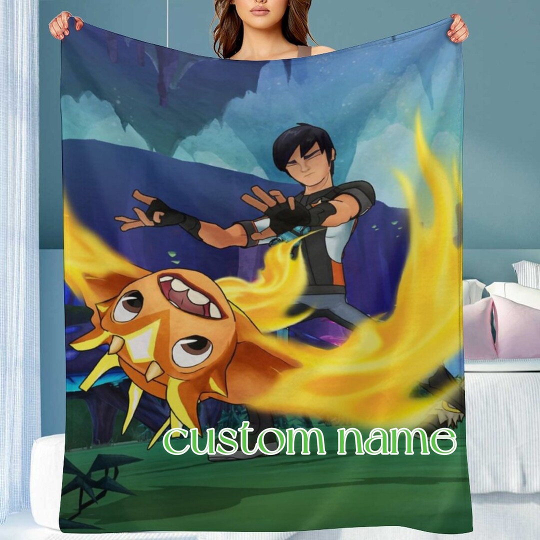 Custom Name Blanket Personalized Slugterra Warmth Flannel - Etsy