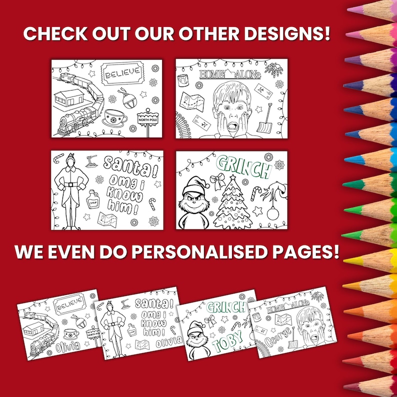 The Polar Express Colouring Page, Instant Download, Printable Christmas ...