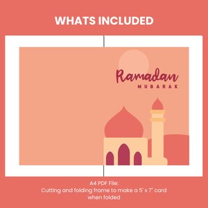 Ramadan Mubarak Printable Card, Printable Muslim Greeting Cards ...
