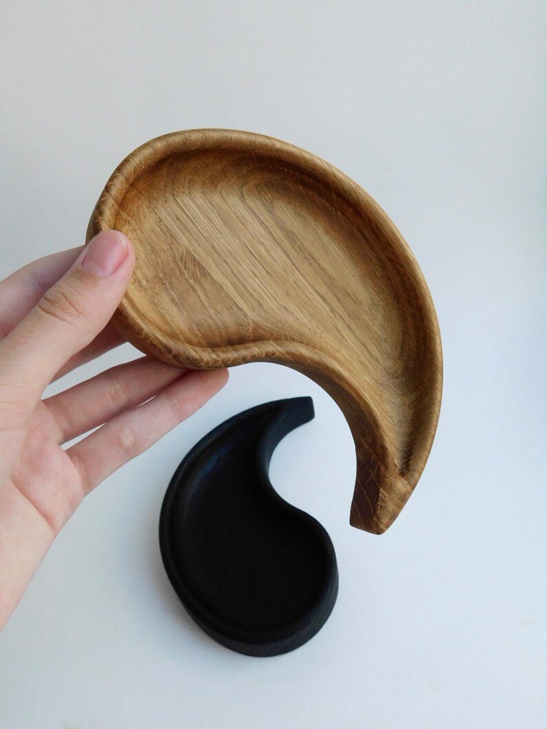 Wooden Yin-yang Plates - Etsy