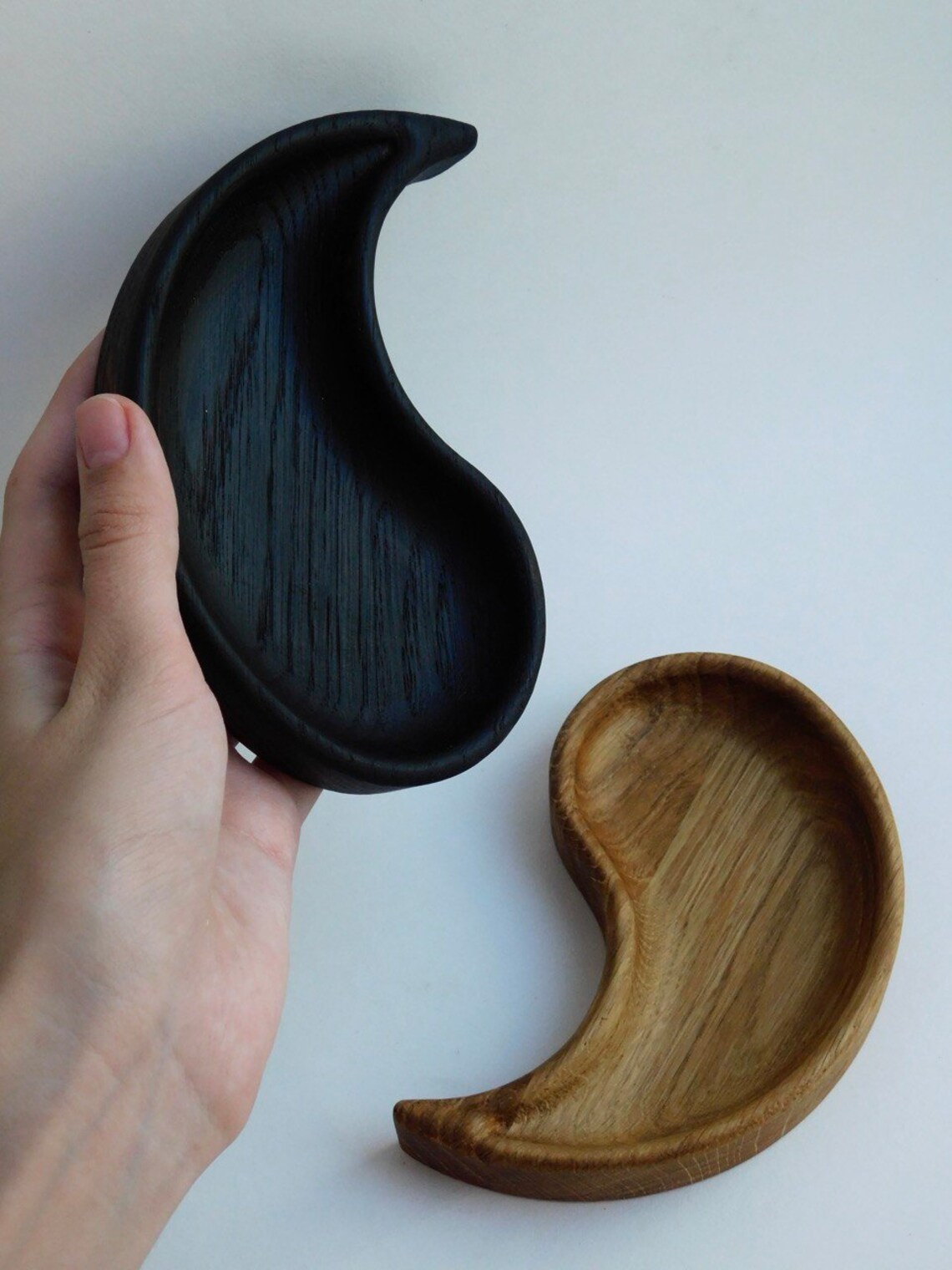 Wooden Yin-yang Plates - Etsy