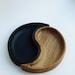 Wooden Yin-yang Plates - Etsy