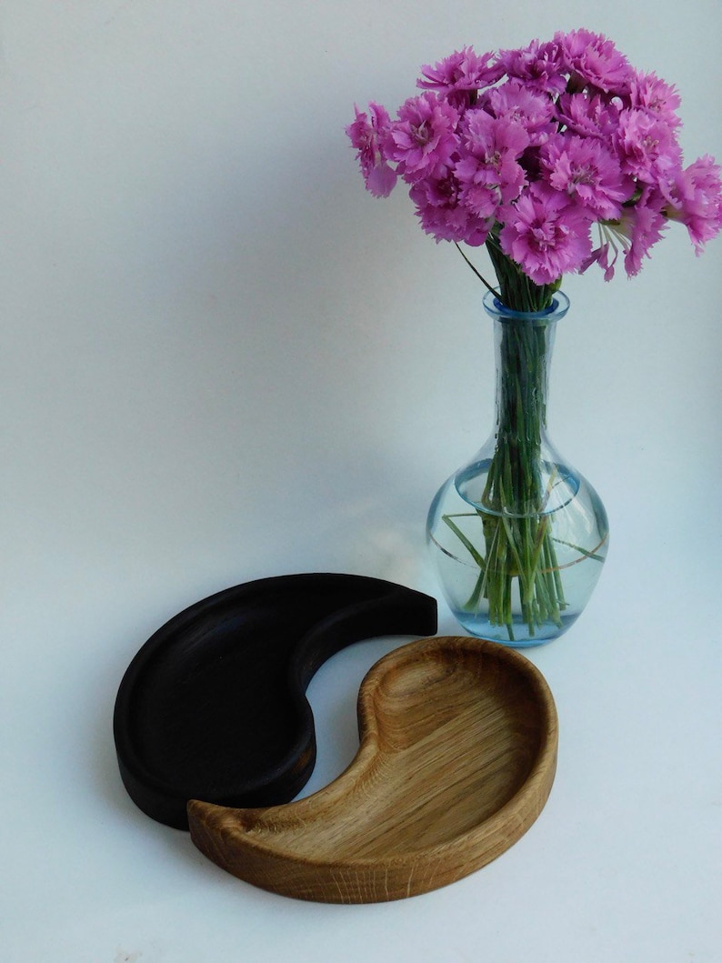 Wooden Yin-yang Plates - Etsy