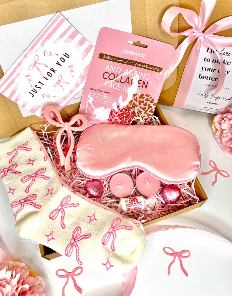 Daughter Gift, Girls Pamper Box With Socks, Teenager Pamper Set, Cute ...