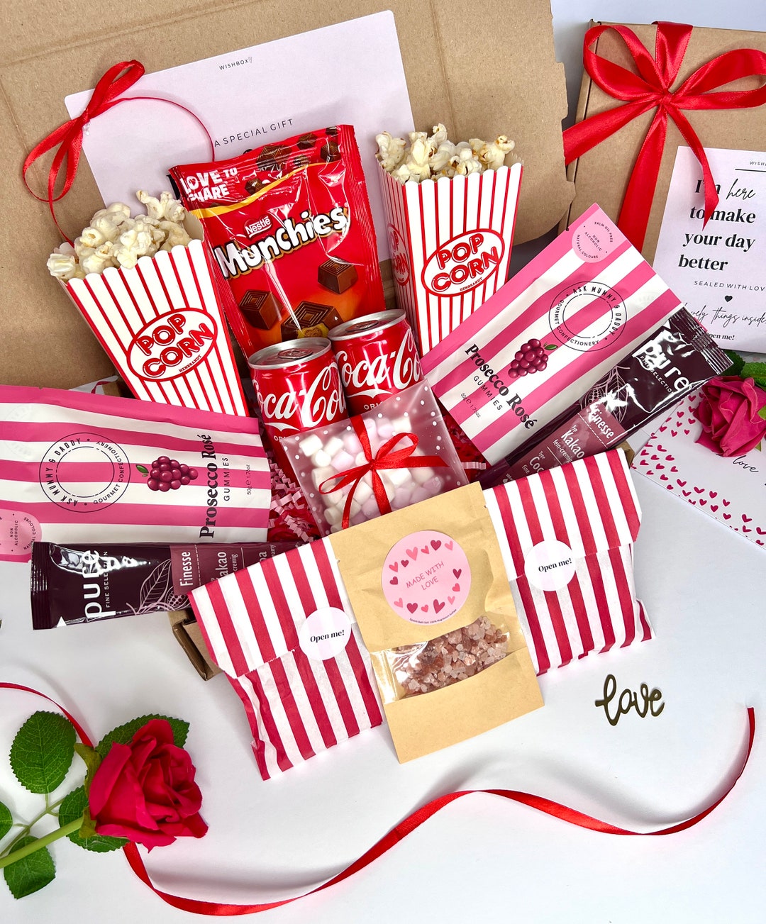 Couples Movie Night Hamper, Couples Movie Night Hamper, Date Night Box ...