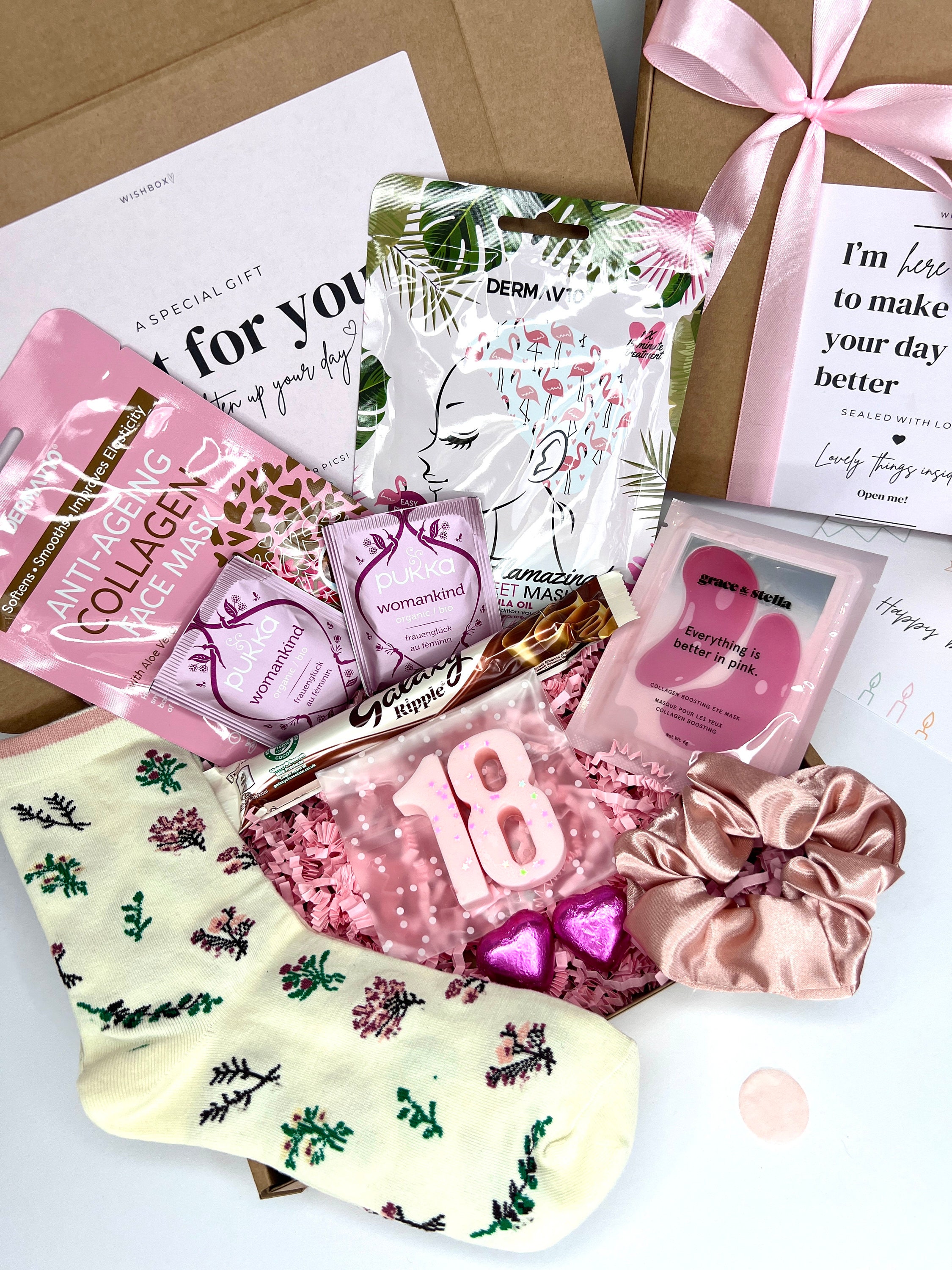 18th Birthday Gift Box: Spa Pamper Hamper for Teen Girl, 18 Birthday ...