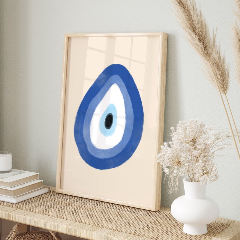 Evil Eye Print - Etsy