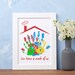 Handprint Art Craft, Printable Keepsake Craft for Kids, Perfect Gift ...
