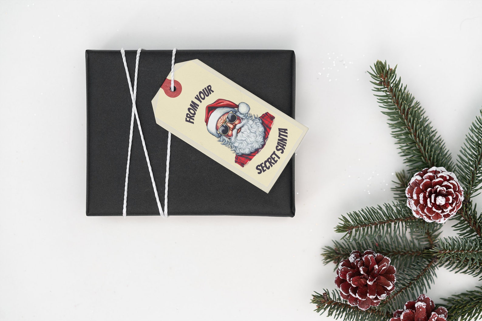 Santa Gift Labels, Secret Santa Printable Tags, Ideal for School or ...