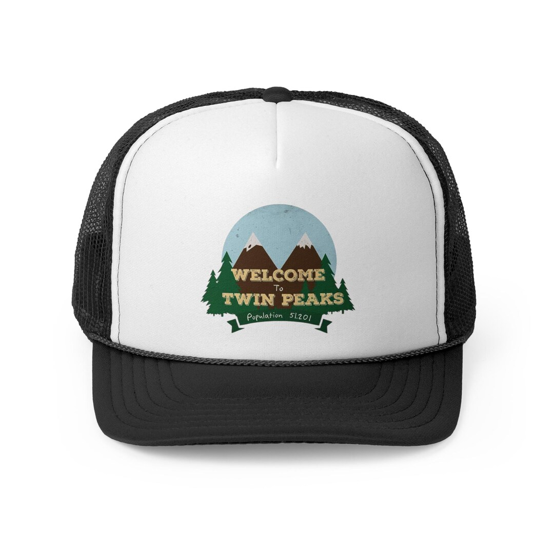 Welcome Twin Peaks Hat, Twin Peaks Cap, Welcome TP Cap, Mystery Town ...