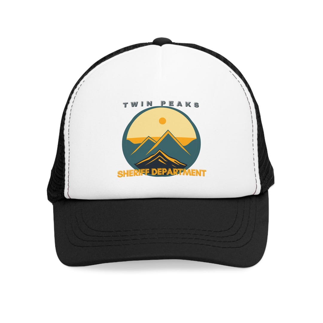 Twin Peaks Hat, Sheriff Dept Cap, Twin Peaks Cap, Retro Sheriff Hat ...