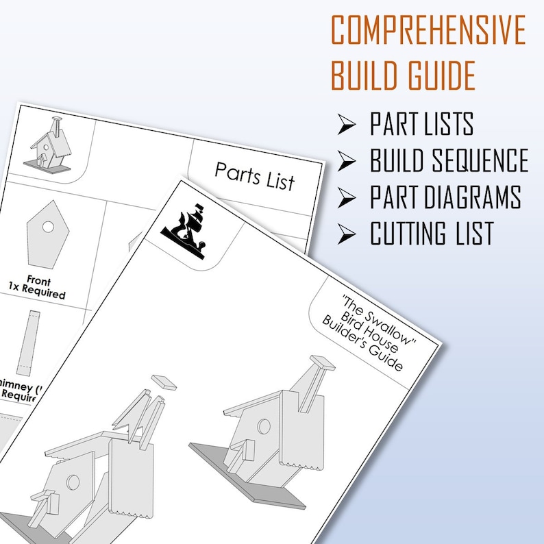 The Swallow - DIY Birdhouse Kit: Create Your Feathered Friends' Dream ...