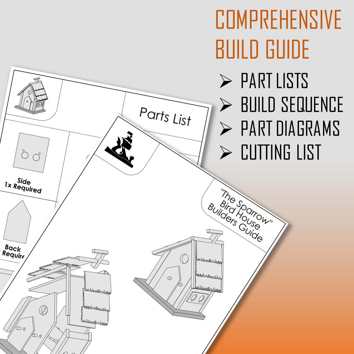 The Sparrow - DIY Birdhouse Kit: Create Your Feathered Friends' Dream ...