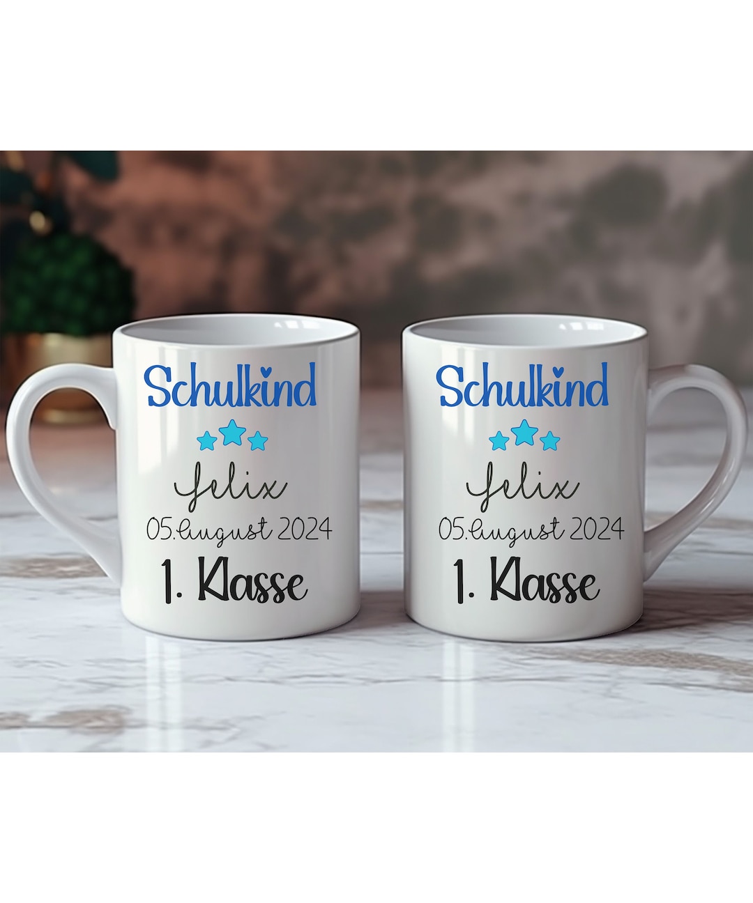 Personalisierbare Schulkind Tasse Name Und Datum, Einschulung Geschenktasse, Geschenk Zur ...