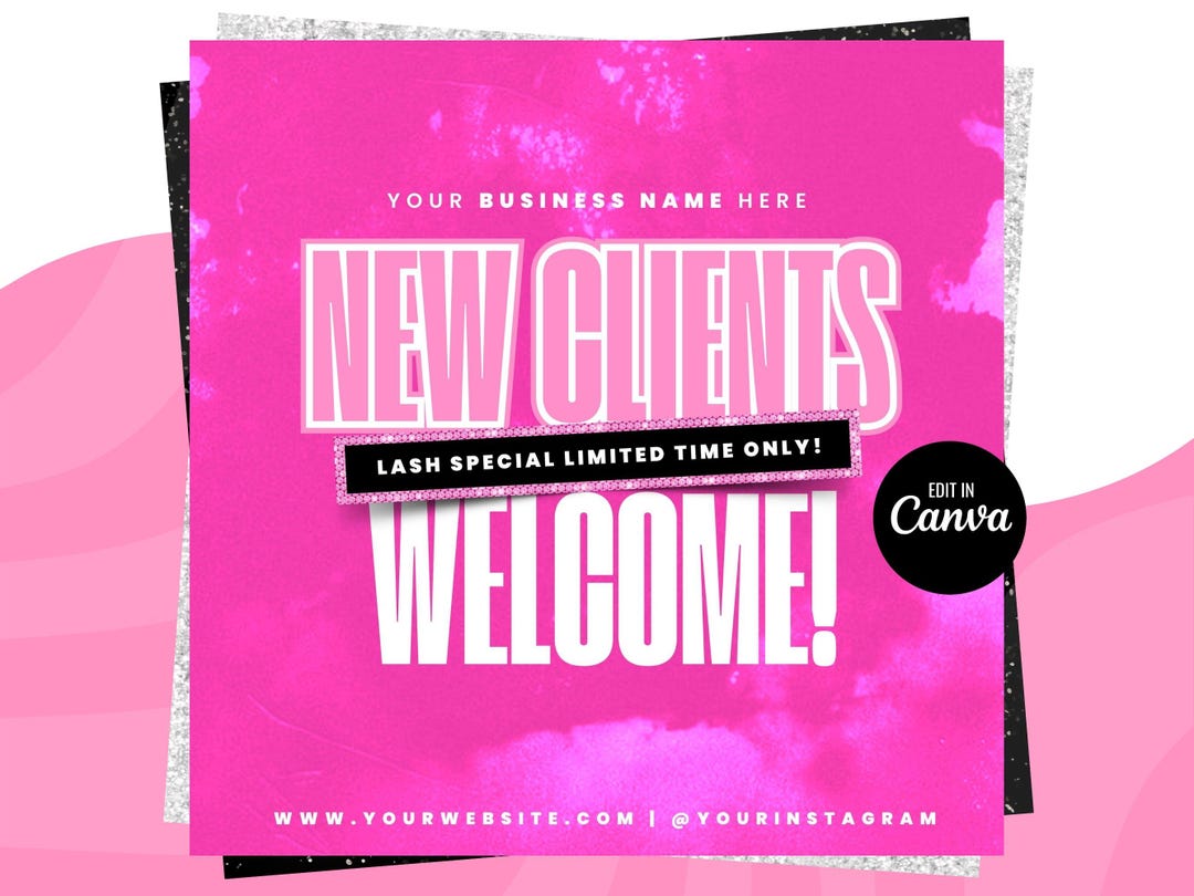 New Client Flyer, New Client Welcome Flyer, Hair Braids Lashes Wig ...